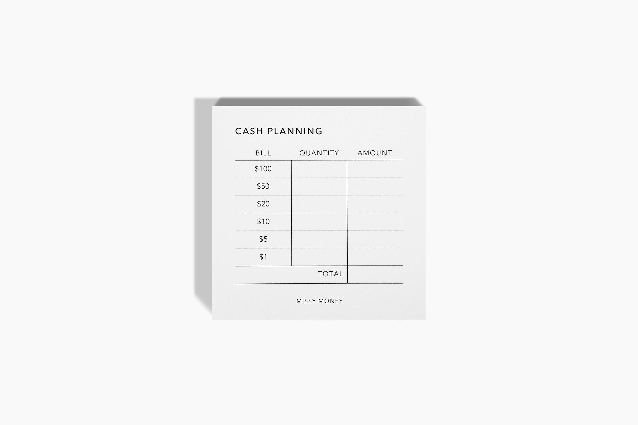 Essentials – Missy Money