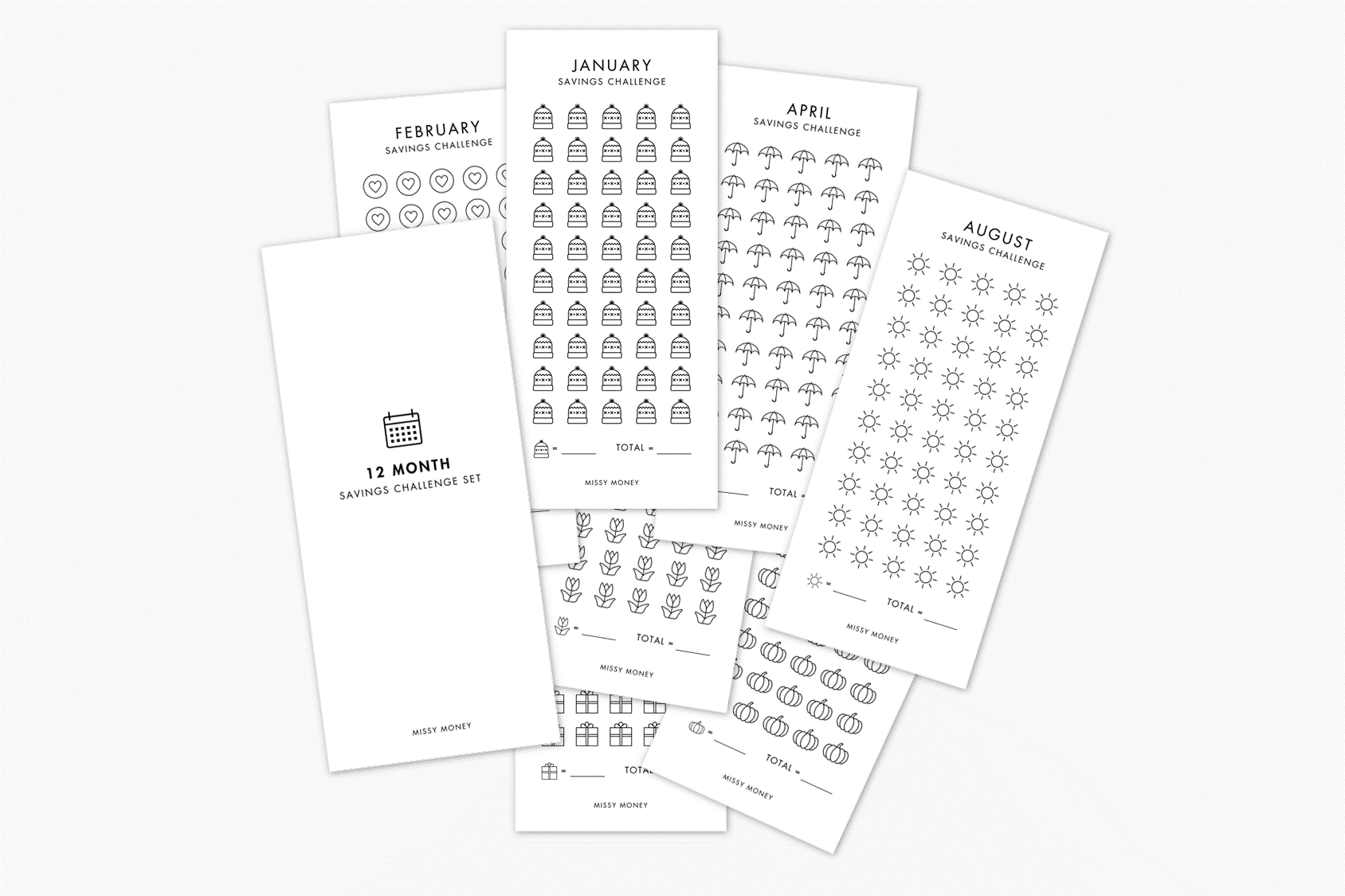 12 Month Savings Challenge – Missy Money