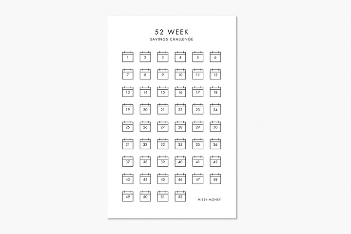 Savings Challenges – Missy Money