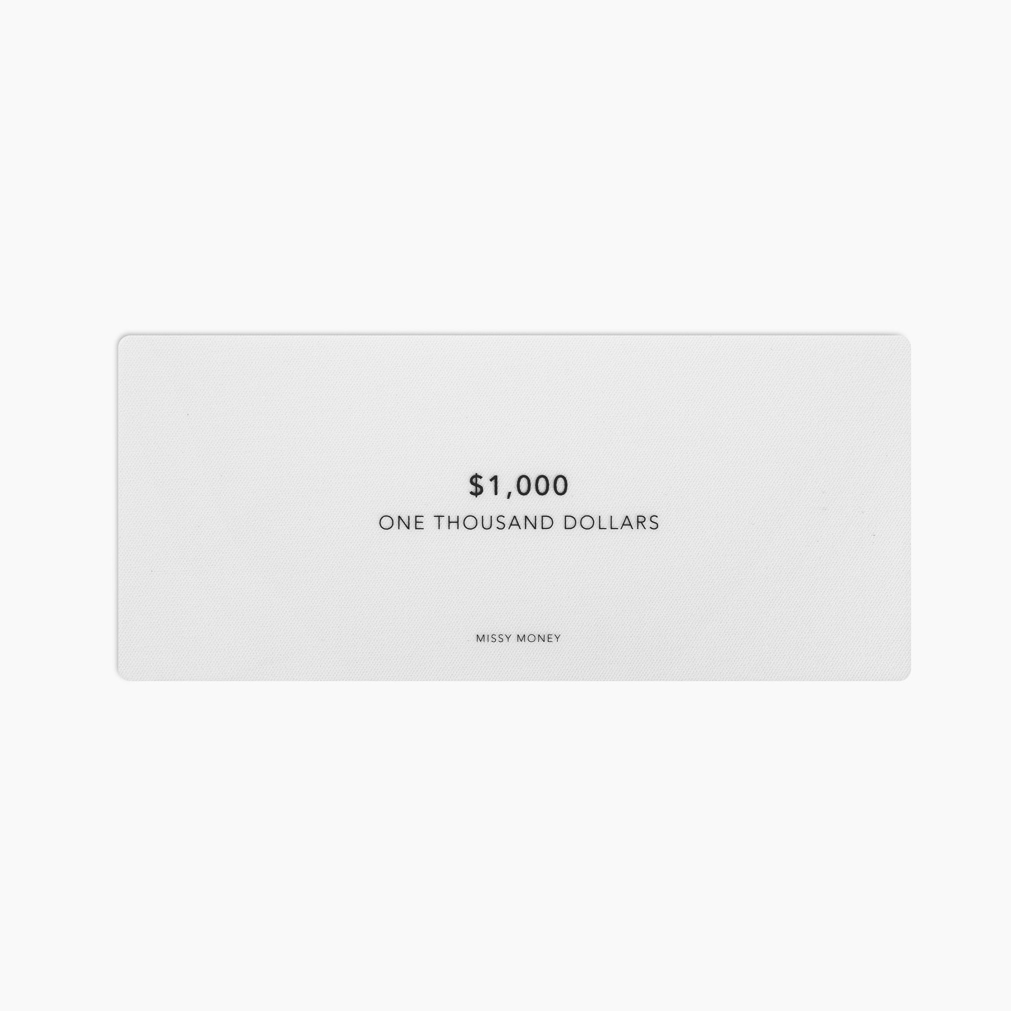 Placeholder Bills – Missy Money